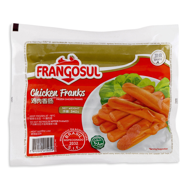 FRANGOSUL | Chicken Franks 340g | Giant Singapore